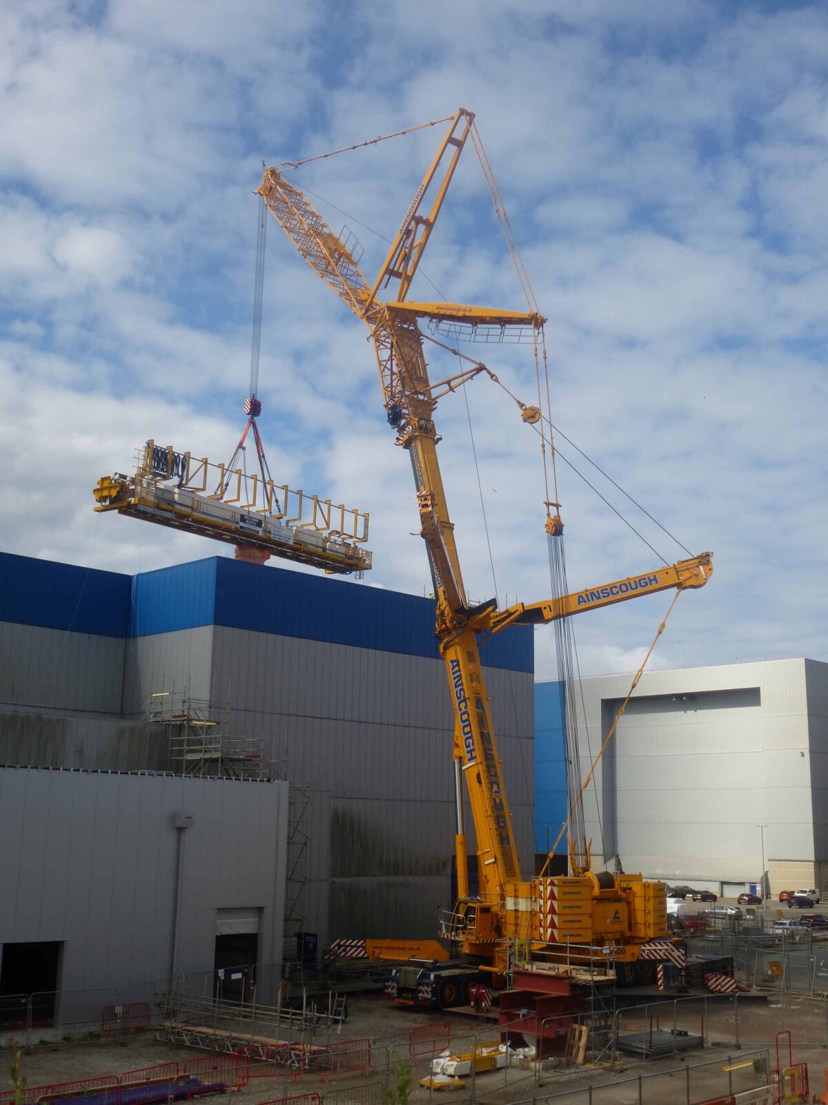 Successful delivery of 60te Package Handling Crane - Clarke Chapman